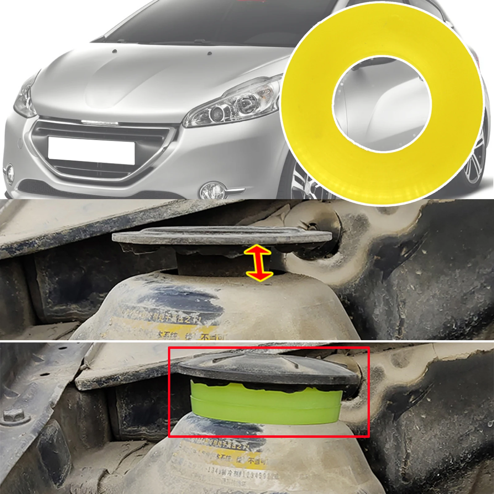 Car-Front-Strut-Top-Mount-Tower-Suspension-Shock-Absorbing-Pad ...