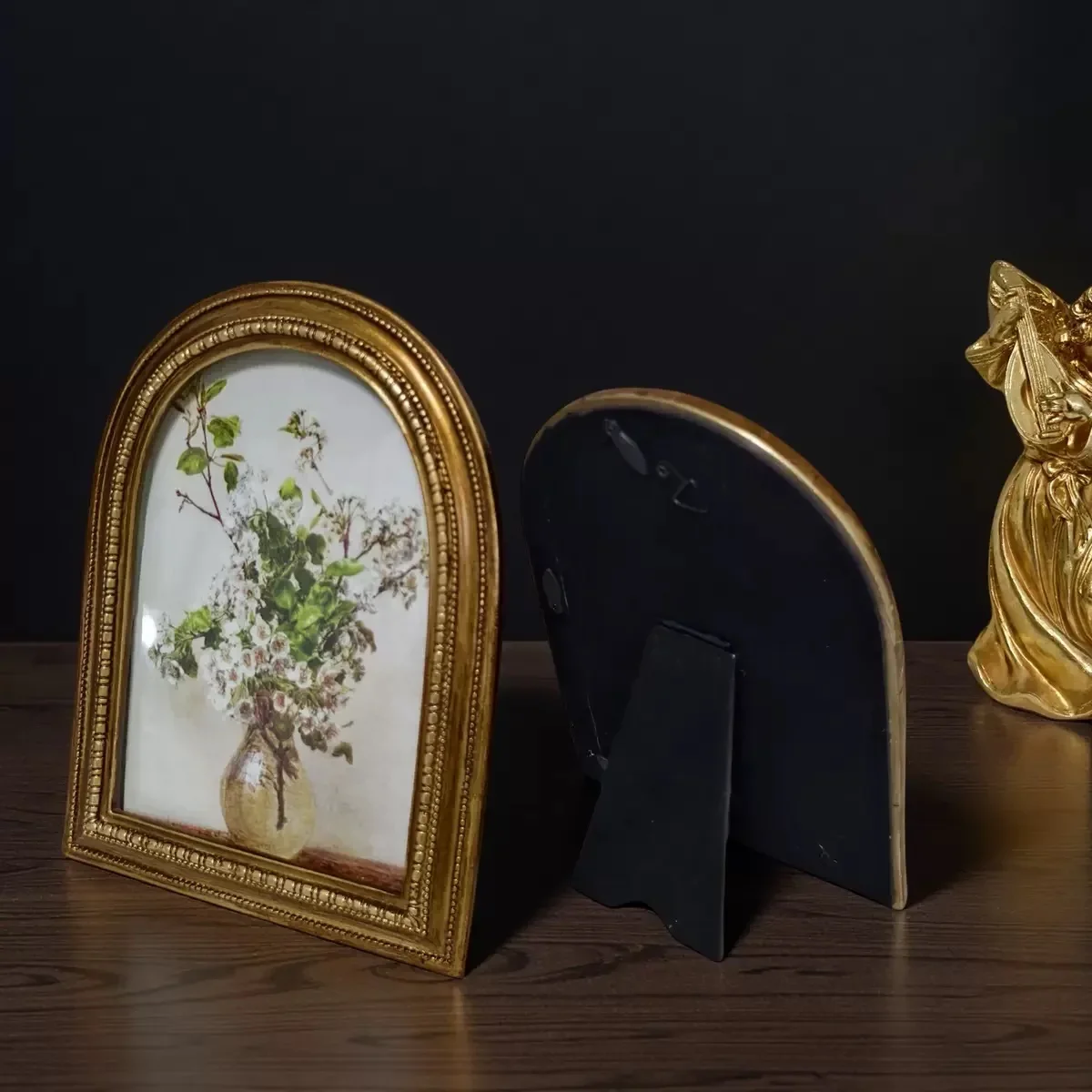 4x6in 5x7in Semi-circular vintage decorative table frame for photos ...
