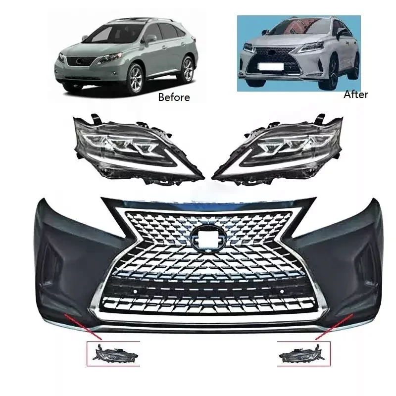 Archaic-Car-Body-Kit-Grille-With-Fog-Lights-For-Lexus-Rx-Rx350-Rx450 ...