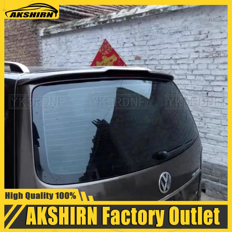 For Volkswagen Touran Spoiler 2008-2015 ABS Plastic Unpainted Color ...