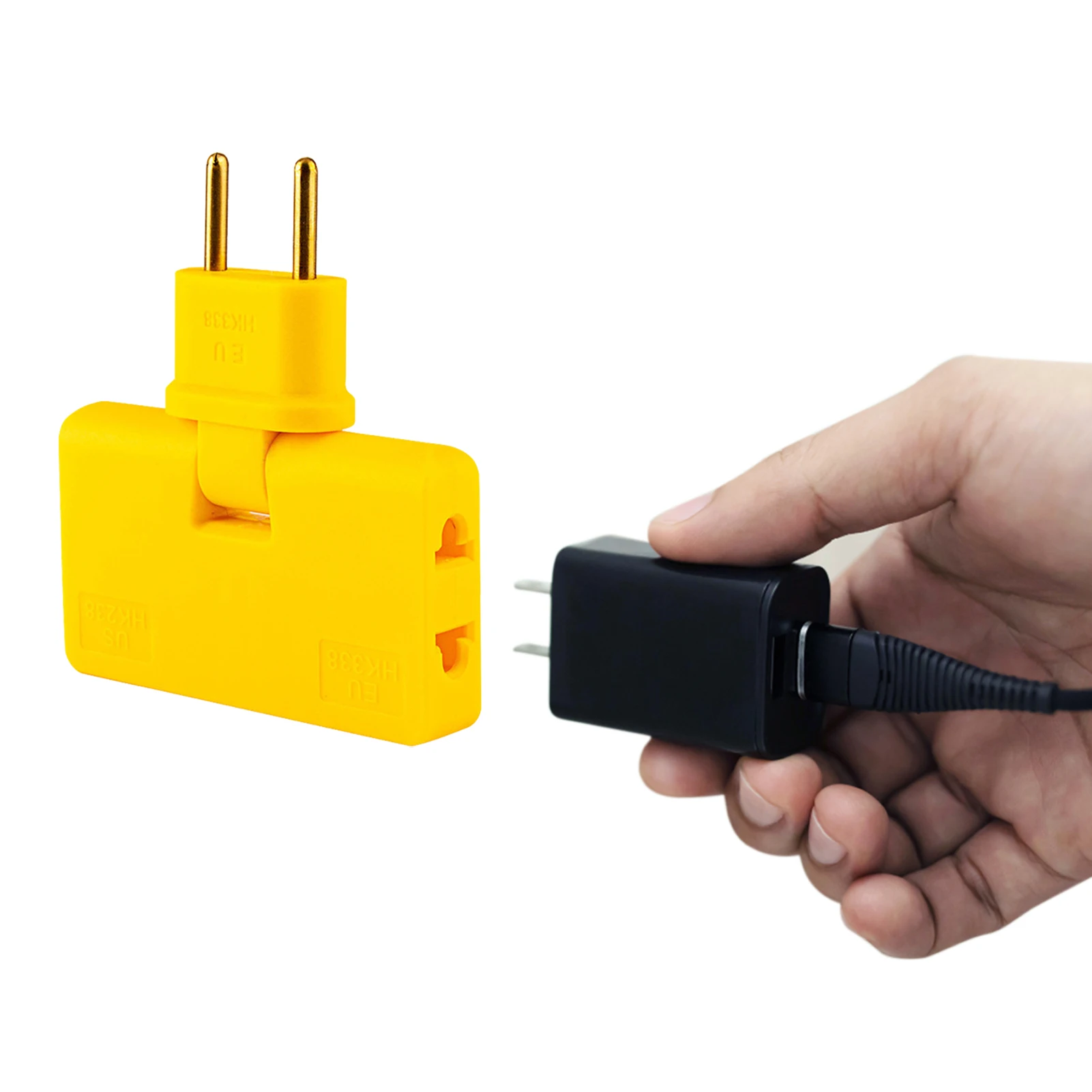 EU-Extension-Plug-Electrical-Adapter-3-In-1-Adaptor-Mini-Outlet-Power ...