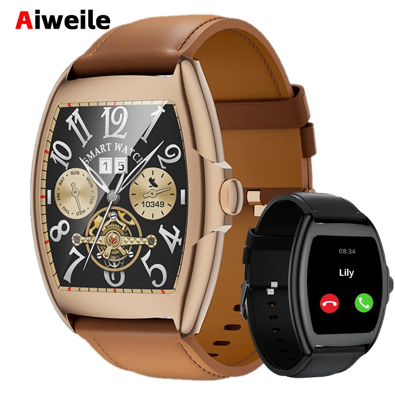 Smartwatch Aiweile AW73 High-end Luxury Smart Watch 2024 Bluetooth Call ...