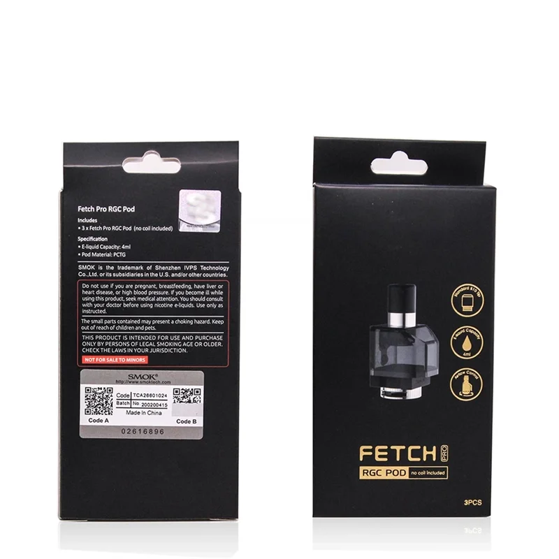 Cartucho Original Fetch Pro Empty Pod para SMOK Fetch Pro Pod System ...