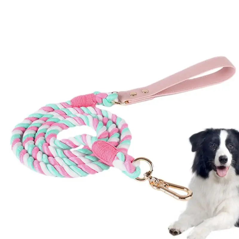 Long-Dog-Pet-Traction-Rope-4FT-Durable-Cat-Harness-And-With-Metal-Clasp ...