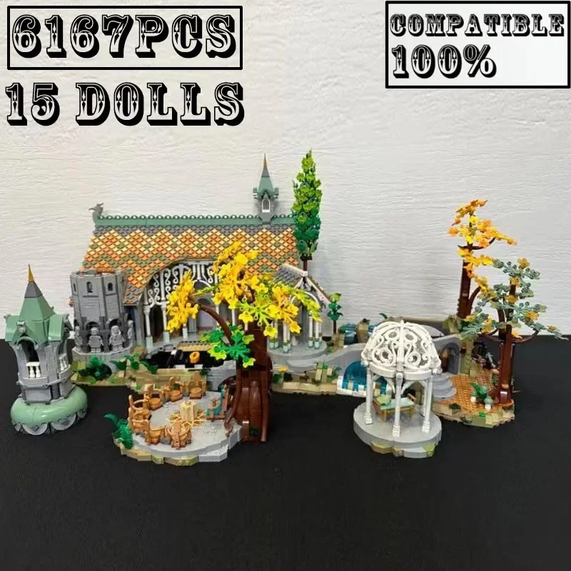 NEW-IN-STOCK-6167Pcs-Famous-Movie-Rivendell-10316-Lorded-of-the-Rings ...