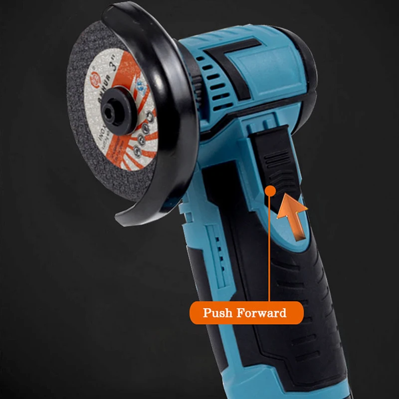 Mini amoladora angular sin escobillas de 12V y 500W, máquina pulidora ...