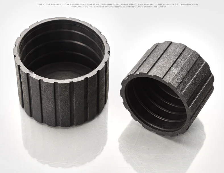 4pcs plastic plastic round tube end cap fitness equipment equipment ...