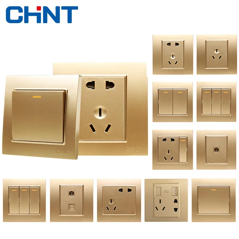 7L Concealed wall 5 hole five hole power outlet with 3 bit USB home TV ...
