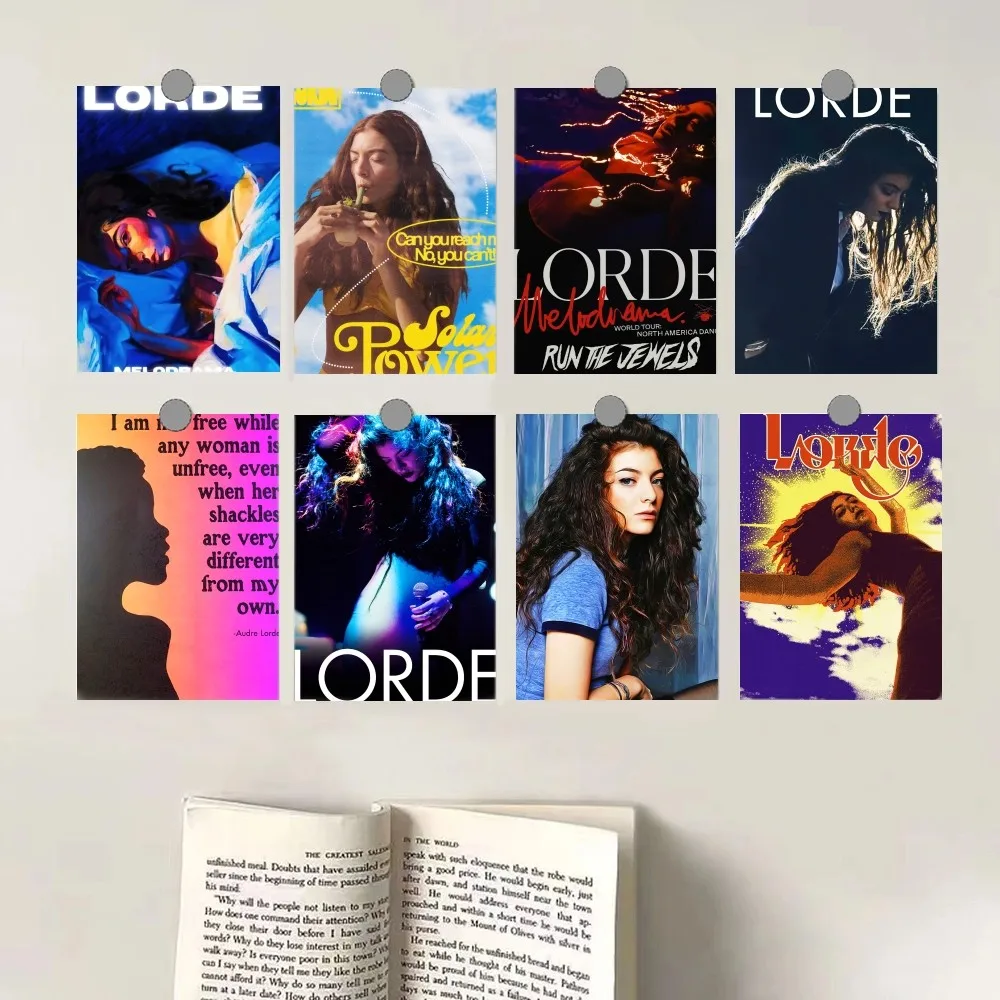 Pop-Singer-Lorde-Poster-Canvas-HD-Print-Wall-Art-personalizado-pintura ...