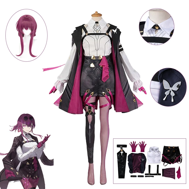 Honkai-Star-Rail-Game-Kafka-Cosplay-Costume-Full-Set-Kafka-Cosplay-Wig ...