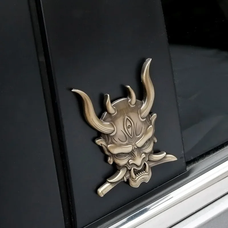 Japanese Samurai Ghost Warrior Prajna Car Auto Emblem Sticker Assassin ...