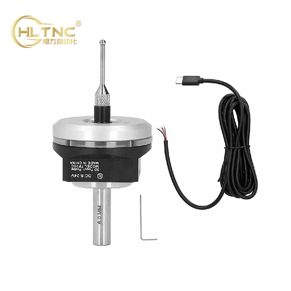 Hltnc 2022 V6 안티 롤 3d 터치 프로브 엣지 센터 파인더 데스크탑 Cnc 프로브 Cnc 조각기 밀링 라우터용