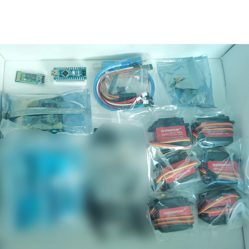 6 DOF Robot Arm Servos and Controller RC Toy Parts - AliExpress 26