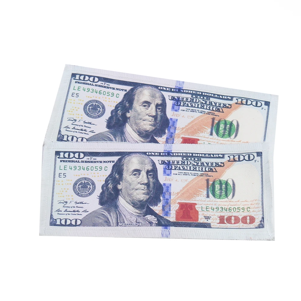 2PCS-Funny-Banknote-Printing-Appliques-100-Dollars-Printing-Cash-Patch ...