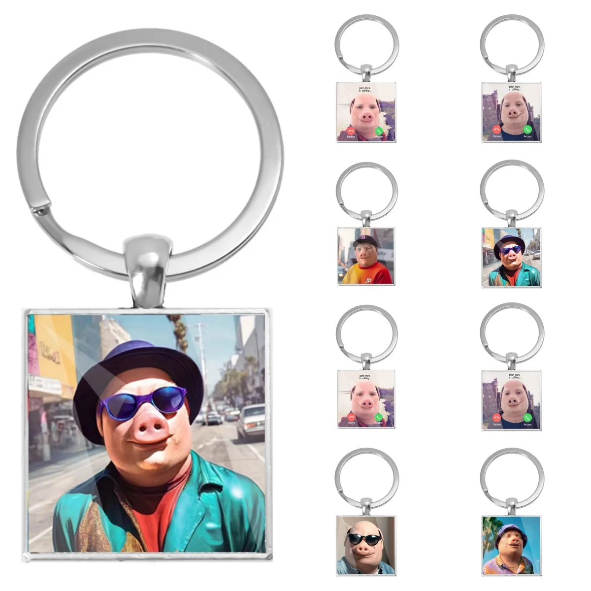 John Pork Is Calling Answer Call Phone Humor Funny Pig Lover Graphic ...