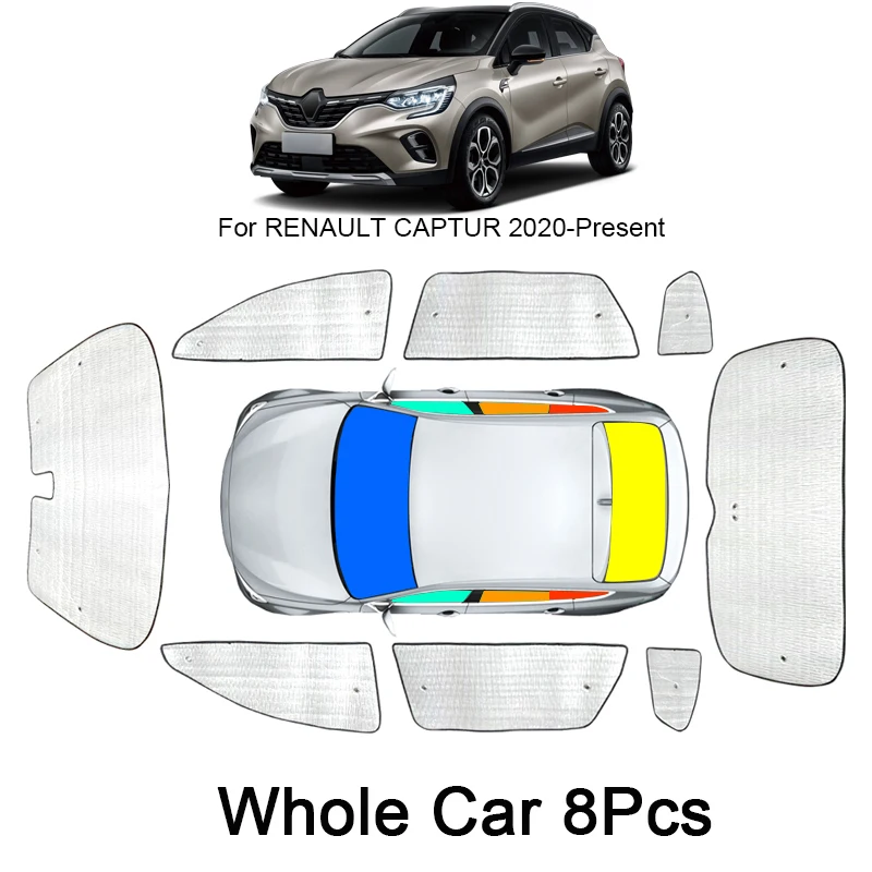 Car-Sunshades-UV-Protection-Cover-For-Renault-Captur-CLIO-2020-2025 ...