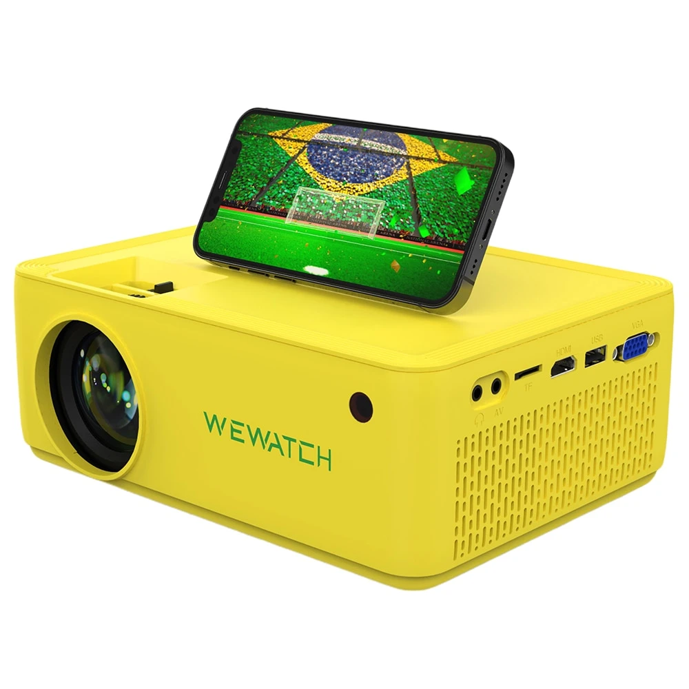 WEWATCH V10G 8500Lumens Portable Projector Native 1280x720 HD 1080P ...