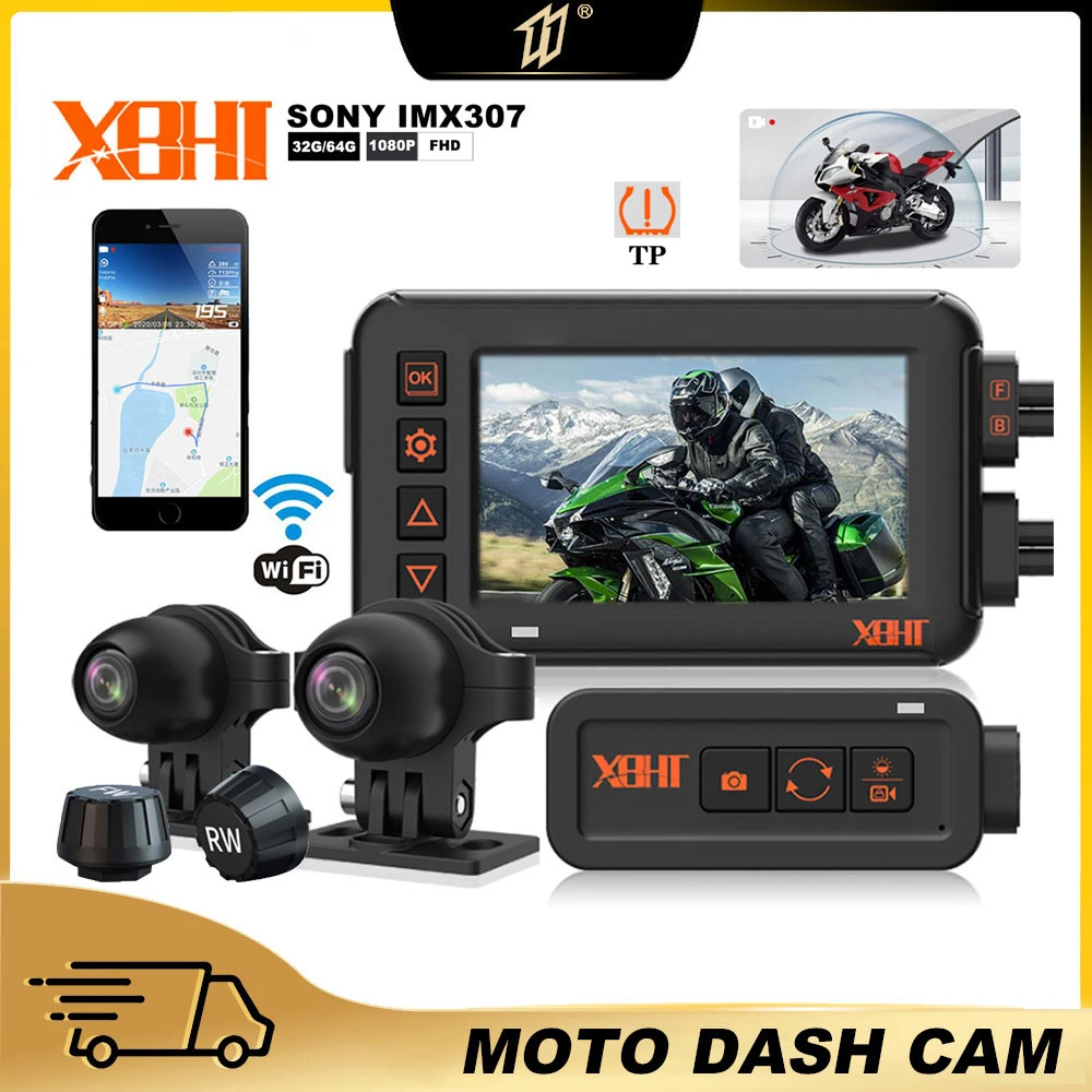 Motorcycle Camera Dvr 1080 Gps | Motorcycle Dvr 2 Cameras - Motorcycle ...
