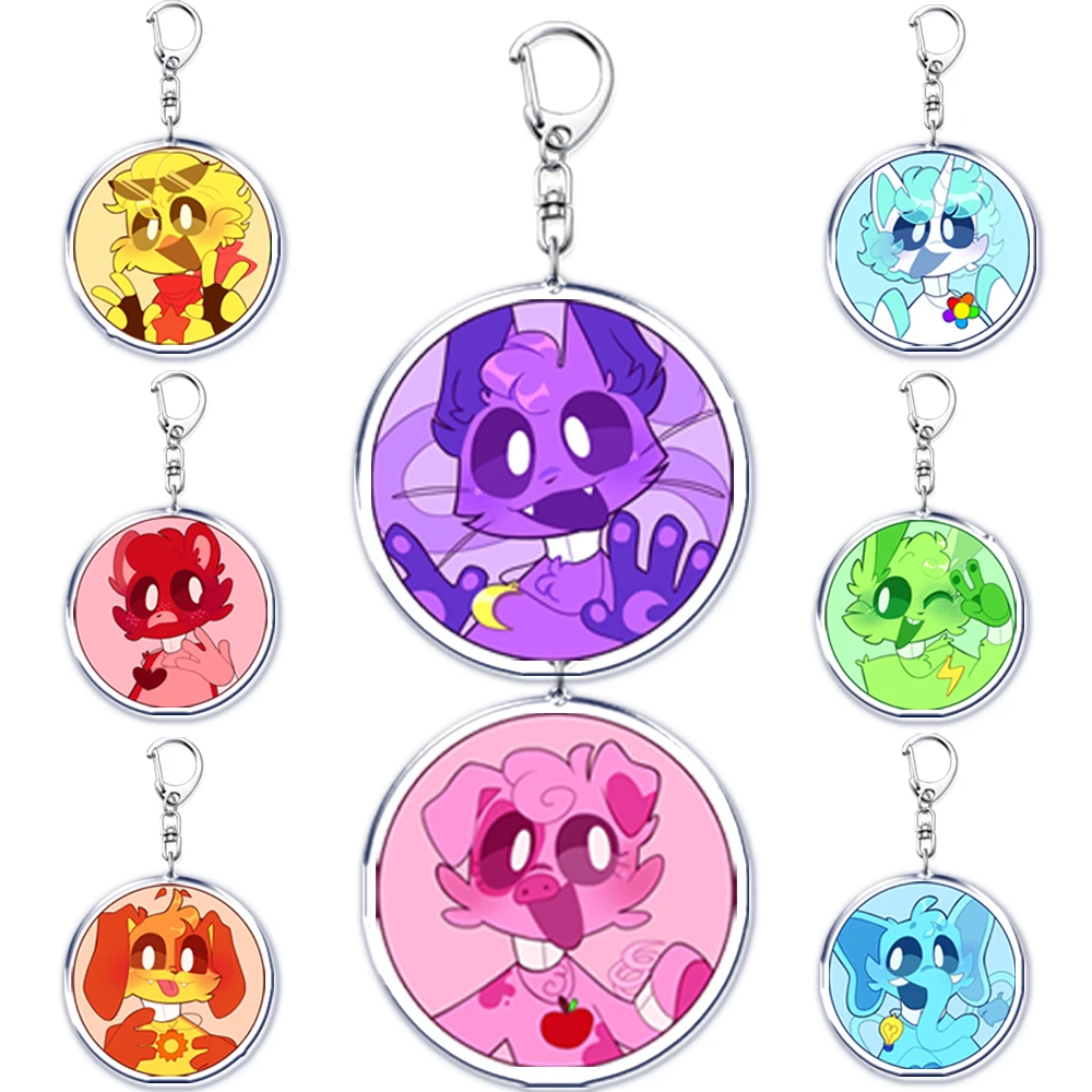 Hot-Cartoon-Game-Keyring-CatNap-DogDay-Bearhug-Keychains-Ring-for ...