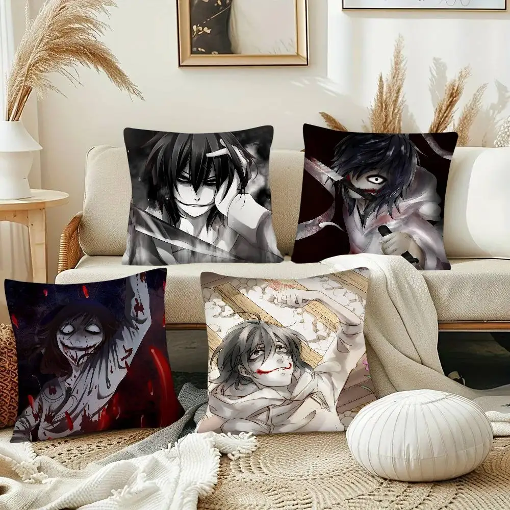 American Urban Legends Jeff The Killer Pillow Case Fashion Square ...