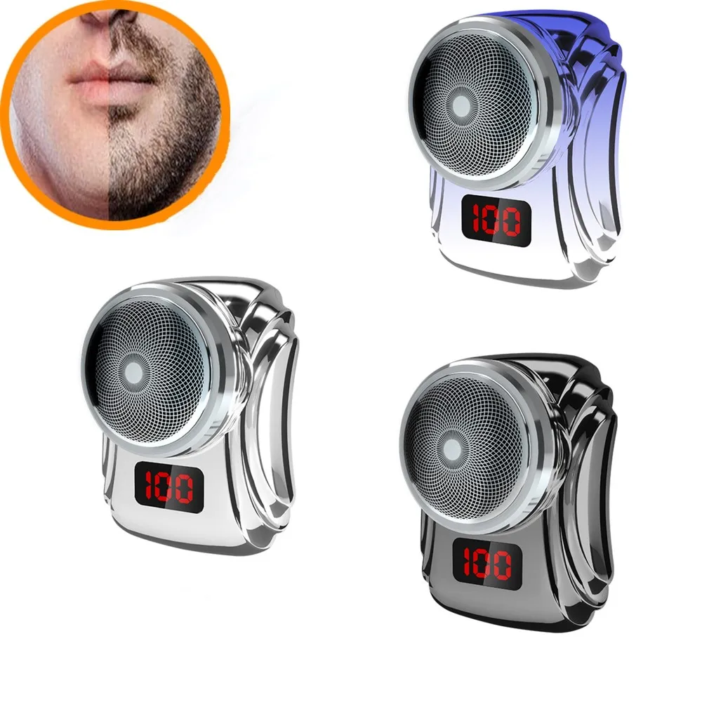 Mini-Shave-Electric-Razors-Digital-Display-for-Men-Portable-Pocket ...