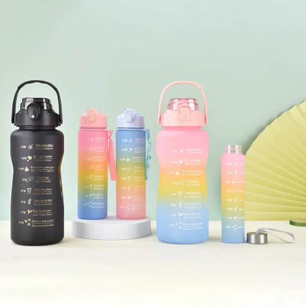 Water-Bottles-Kit-3-Black-Gradient-Color-Squeeze-Gallon-Water-Bottle ...