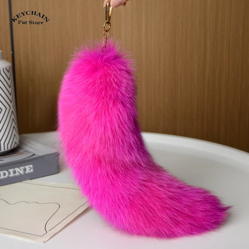 Cute Animal Tail Keychain Personalized Fur Tail Keychains Pendant Key ...