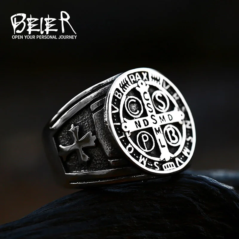 BEIER-2022-New-Design-316L-Stainless-Steel-High-Polish-Religious-Men ...