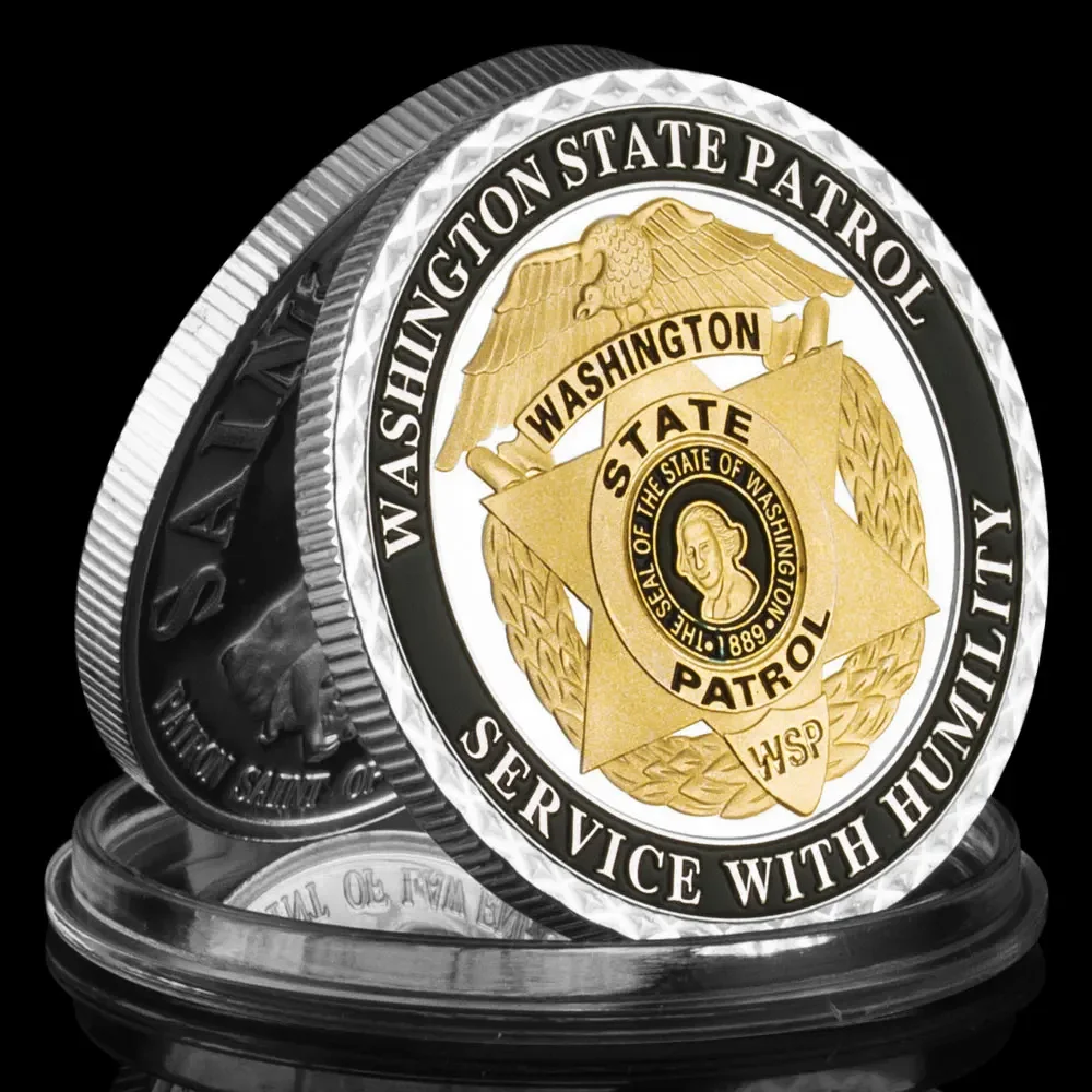 United-States-of-America-Washington-State-Patrol-Collectible-Silver ...