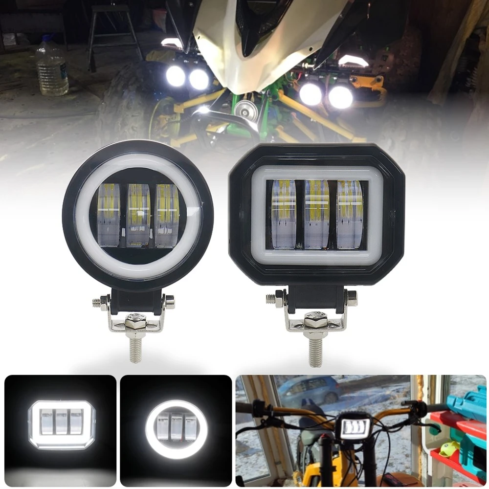 Fog square or round headlight for auto/motor vehicles and electric ...