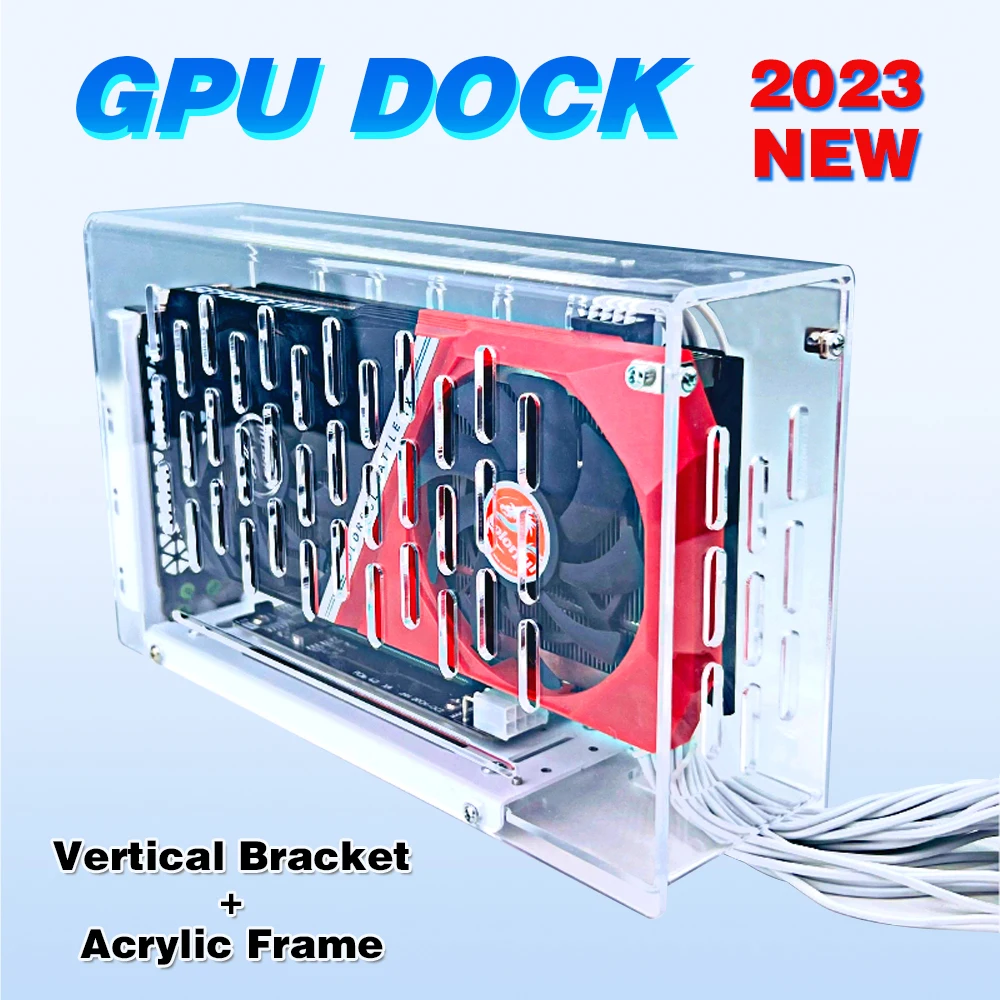 Laptop-eGPU-CASE-External-Graphics-Card-Bracket-Base-Acrylic-Frame ...