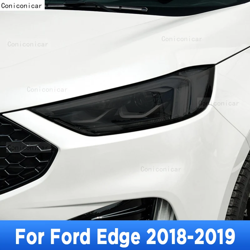 For-Ford-Edge-2018-2019-Car-Exterior-Headlight-Anti-scratch-Front-Lamp ...