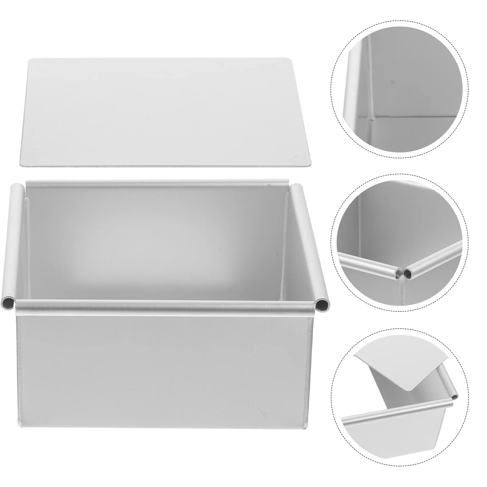 Square Cake Pan With Removable Bottom Aluminum Alloy Baking Mold Cake ...