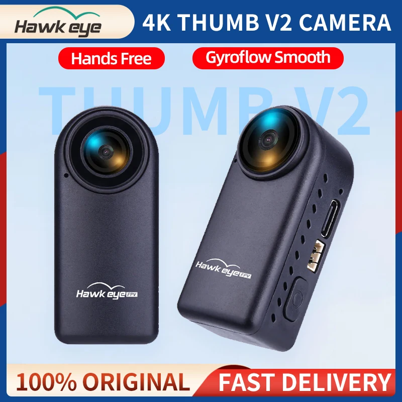 NEW-Hawkeye-4K-Thumb-2-0-V2-II-FPV-Camera-Gyroflow-Video-Smooth-5-23V ...