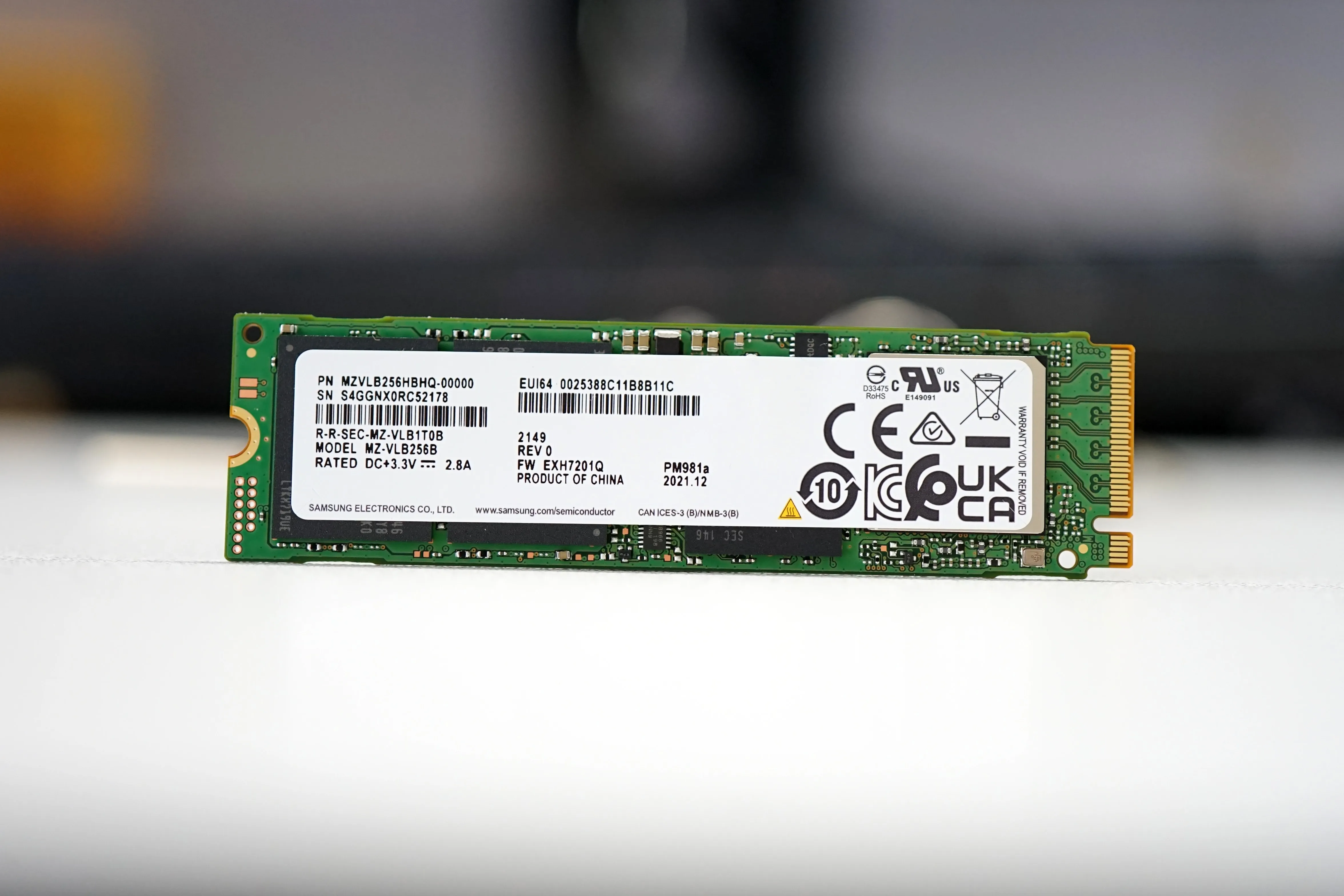 삼성 SSD M.2 PM981A NVMe PCIe 3.0x4 256GB 512GB 내장 솔리드 스테이트 드라이브 M2 노트북 ...
