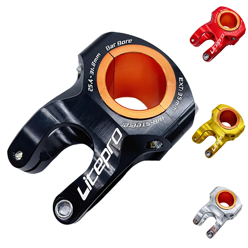 Litepro Road Bicycle Stem 25.4mm Short Stems Lightweight Handlebar Stem ...
