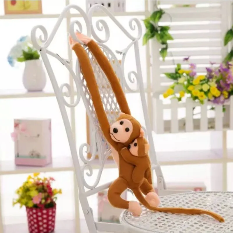 YL-Whole-Sale-Big-70cm-Soft-Plush-Toy-Hanging-Long-Arm-Monkey-From-Arm ...