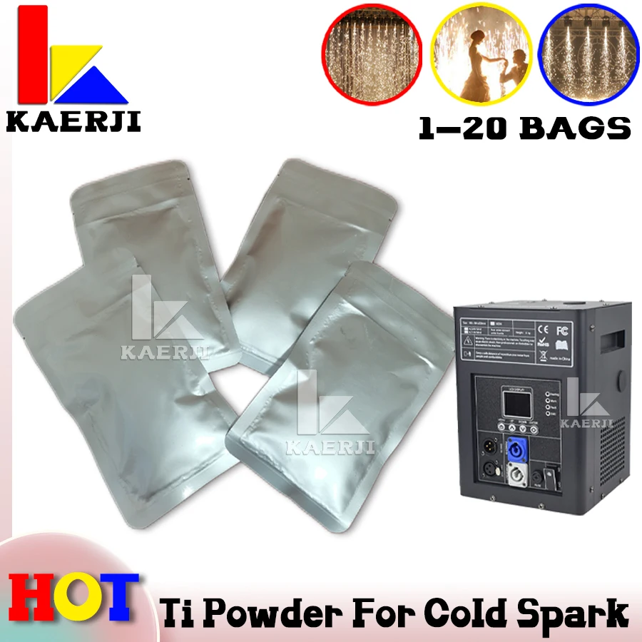 1-20Bags-Ti-Powder-200g-For-Pyrotechnics-Machine-Outdoor-Indoor-Cold ...