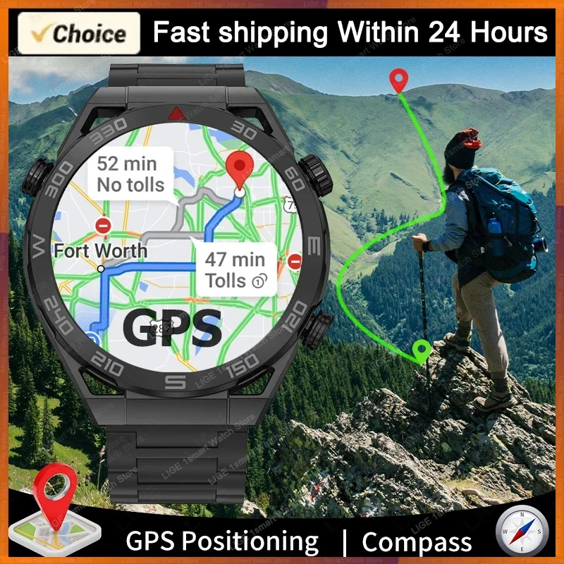 GPS-Smartwatch-Tracker-Motion-NFC-ECG-PPG-Bluetooth-Call-bracciale-Fitness-per-Android-IOS-Watch ...