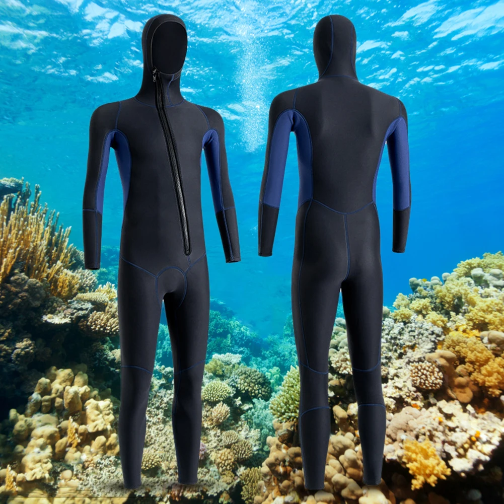Neoprene-Diving-Surfing-Clothes-Hooded-Unisex-Diving-Clothing-3mm-Cold ...