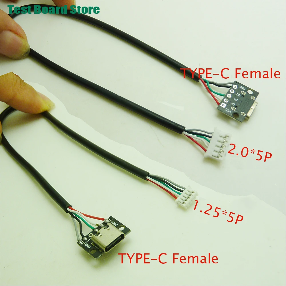 1Pce-TYPE-C-USB-female-mechanical-keyboard-key-separation-cable-1-25-5P ...