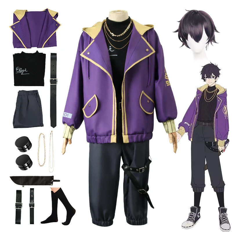 Vtuber Shoto Shxtou Uniform Suit Anime Cosplay Costume Halloween Party ...