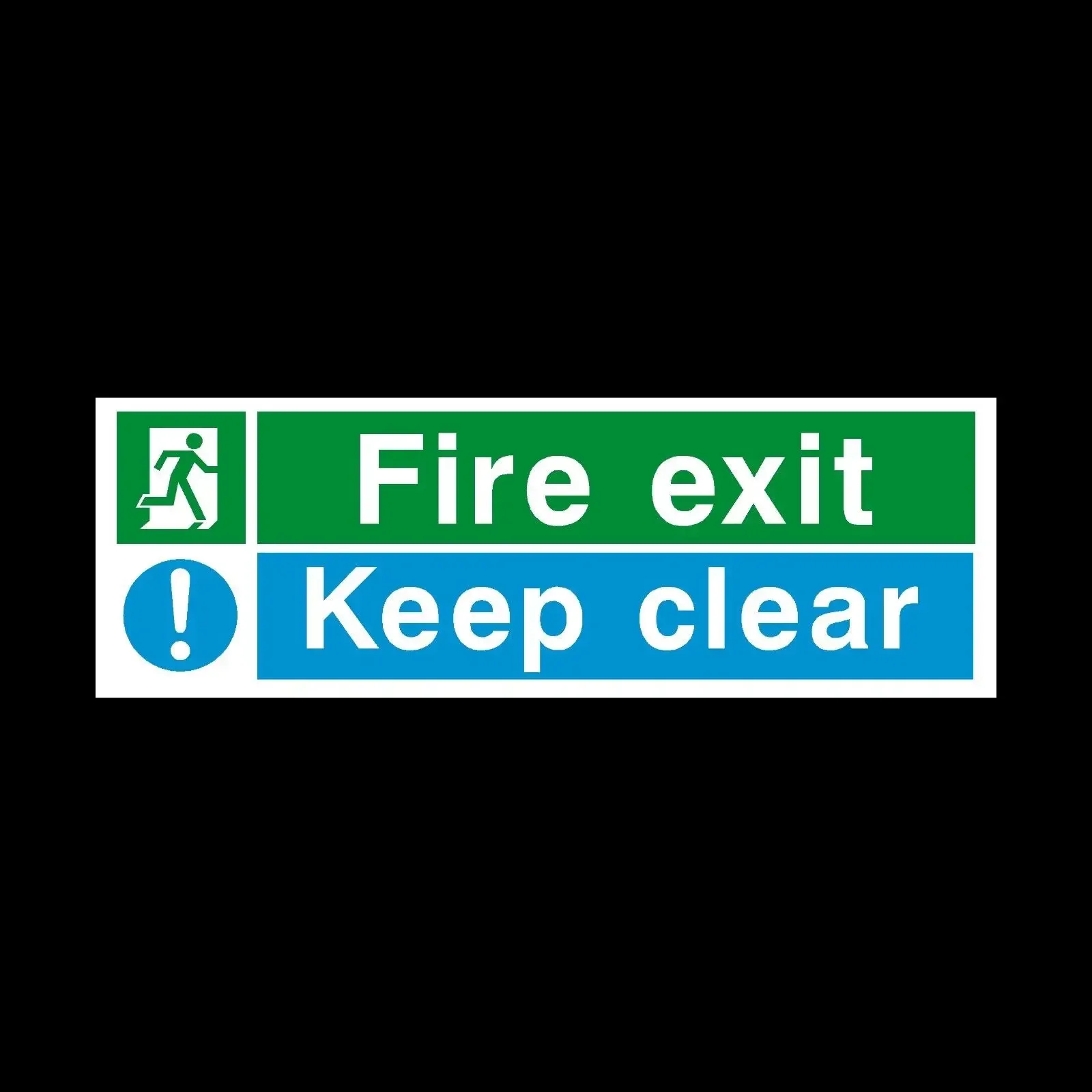 Fire-Exit-Keep-Clear-Rigid-Plastic-Sign-Emergency-Exit-undefined-label ...