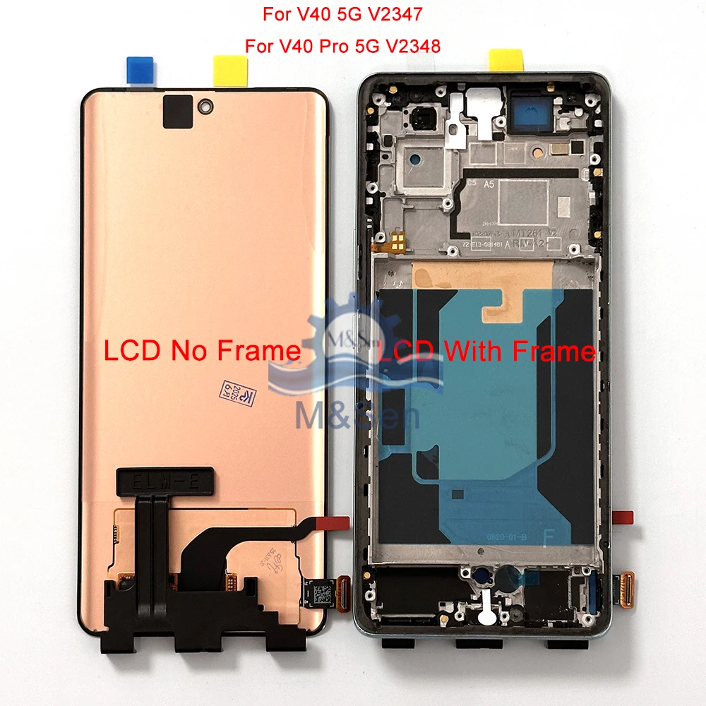 Original AMOLED For Vivo V40 V40 Pro 5G LCD Frame V40E Display Screen ...