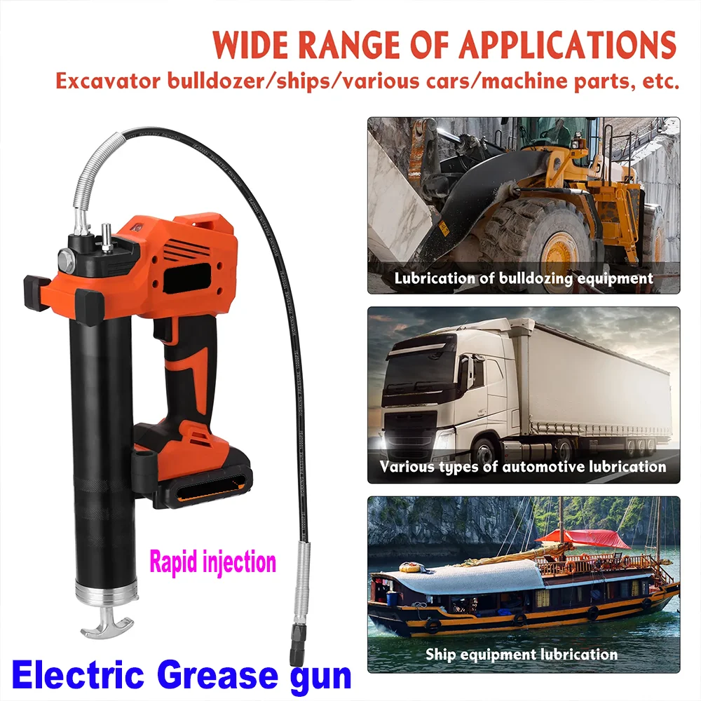 Electric-Grease-gun-rechargeable-48VF-full-automatic-high-pressure ...