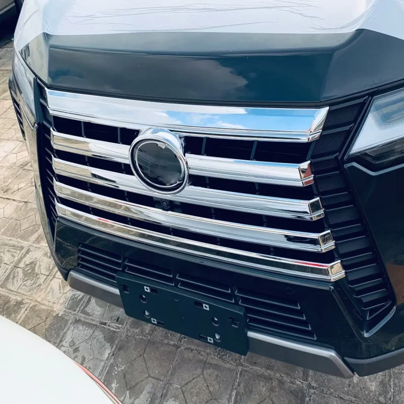 For-Lexus-GX550-GX-550-2024-2025-ABS-chrome-Front-Bumper-Grid-mesh ...
