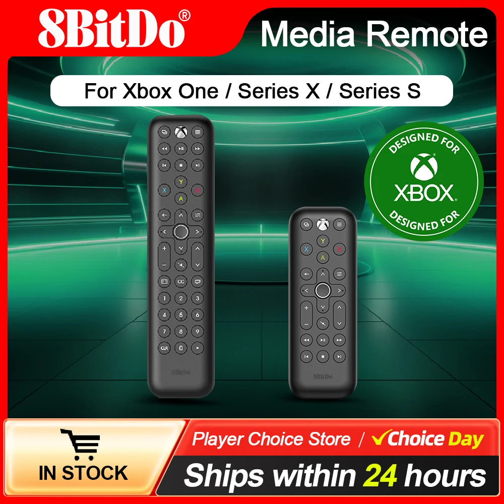 8BitDo-Media-Remote-Infrared-Control-for-Xbox-One-Xbox-Series-X ...