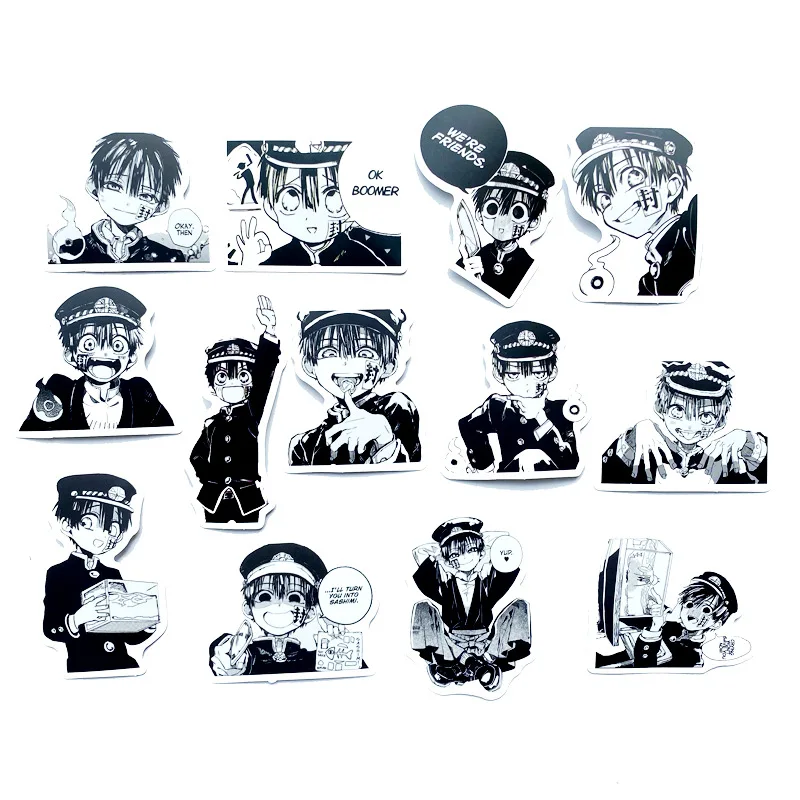 50PCS/Pack Anime Toilet Bound Hanako kun Anime Manga Crystal Stickers ...