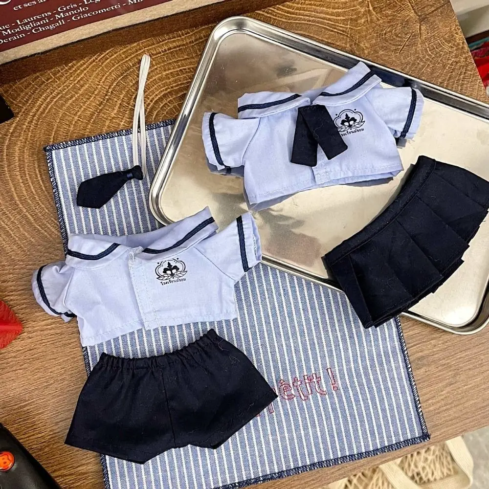 10cm-20cm-Doll-Clothes-Blue-Mini-School-Suit-Miniature-School-Uniform ...