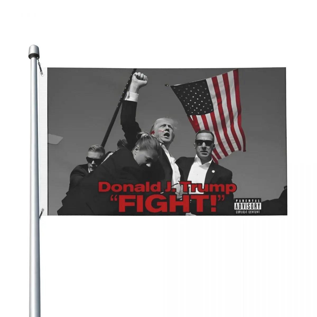 Trump-Shot-Fight-Flag-Outdoor-Banner-Polyester-2024-Shooting-at-Trump ...
